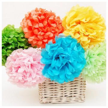 15 DIY Tissue Paper Flower Special For Decors - Mint Design Blog