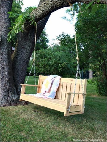 13 Free DIY Arbor Swing Plans To Have Fun At Home - Mint Design Blog