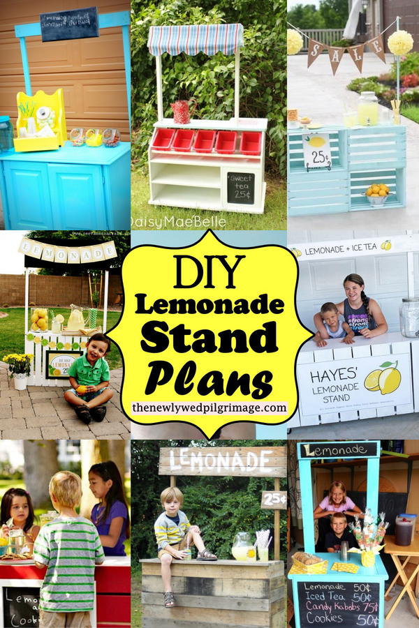 19 DIY Lemonade Stand Plans - Mint Design Blog