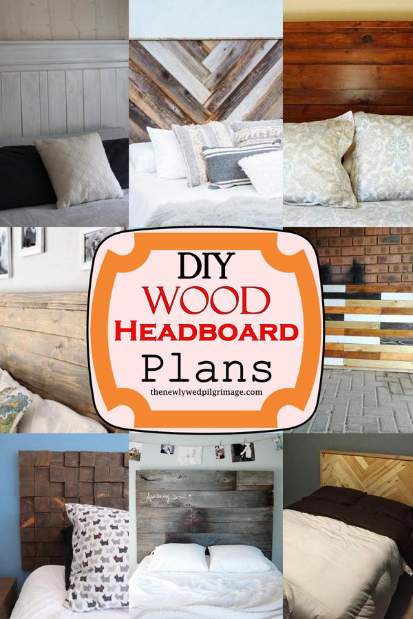 28 DIY Wood Headboard Plans For Bedroom - Mint Design Blog