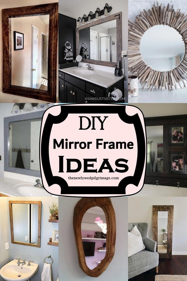 30 DIY Mirror Frame Ideas - Mint Design Blog
