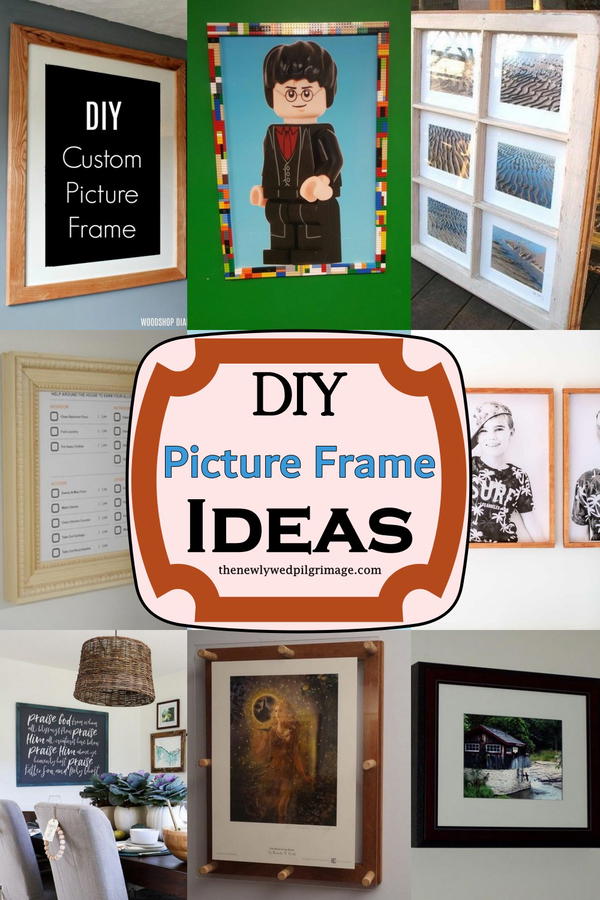 27 DIY Picture Frame Ideas - Mint Design Blog