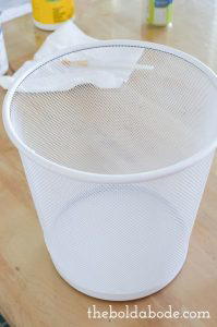 25 DIY Trash Can Ideas To Make Decor Pieces - Mint Design Blog