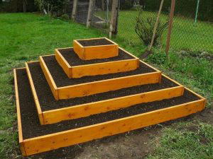 11 Free DIY Pyramid Planter Plans For Gardening Lovers - Mint Design Blog