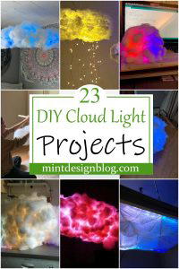 23 DIY Cloud Light Projects - How To Make A DIY Cloud Light - Mint ...
