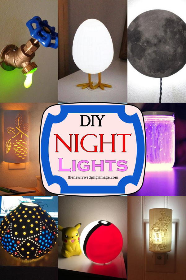 28 DIY Night Lights To Match Any Home Decor - Mint Design Blog