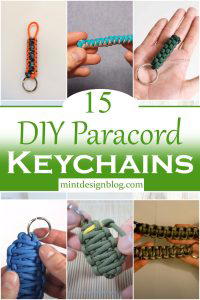 15 DIY Paracord Keychains - How To Make A Paracord Keychain - Mint ...
