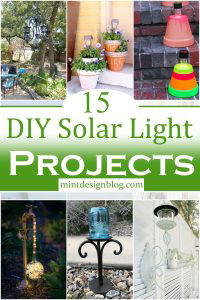 15 DIY Solar Light Projects - Mint Design Blog