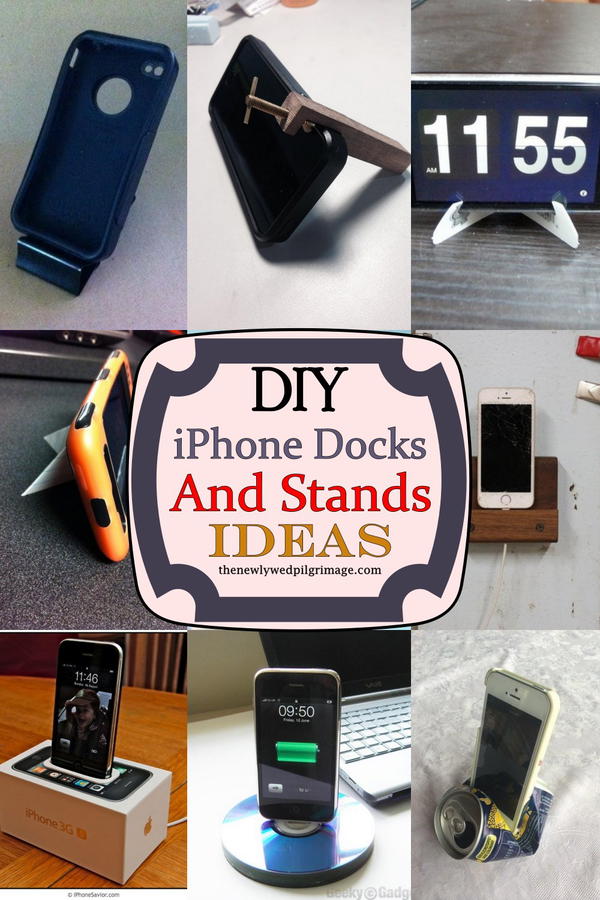 24 DIY iPhone Docks And Stands Ideas - Mint Design Blog