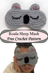 15 Free Crochet Sleep Mask Patterns - Mint Design Blog