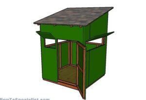 25 Homemade DIY Deer Blind Projects - Mint Design Blog
