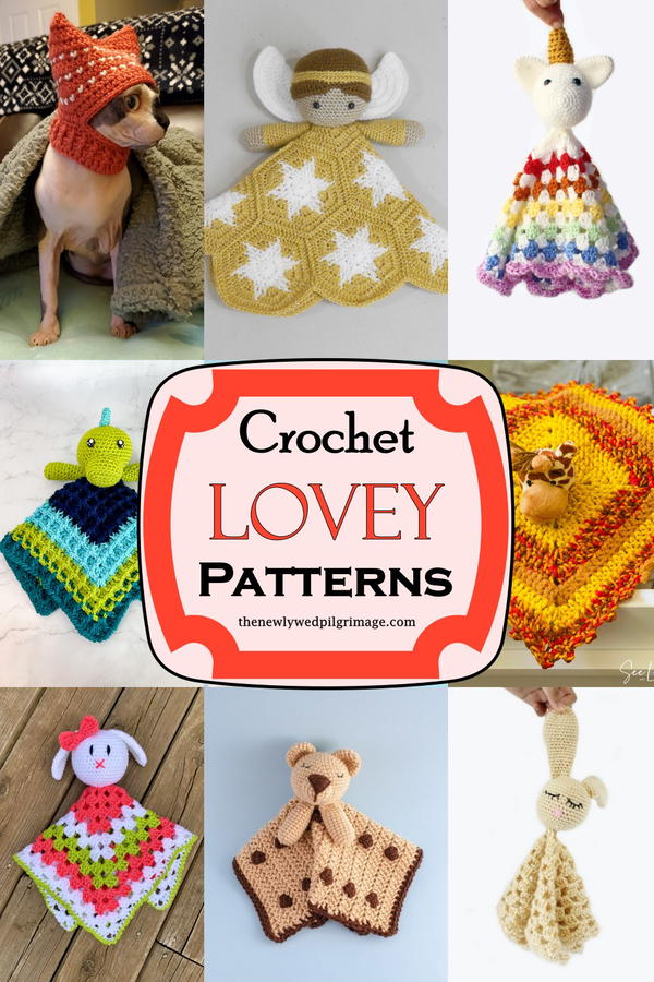 25 Easy Free Crochet lovey Patterns - Mint Design Blog