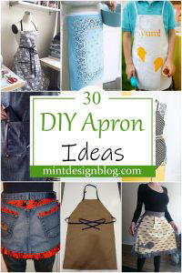 30 DIY Apron Ideas That Will Inspire You - Mint Design Blog