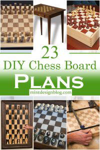 23 Free DIY Chess Board Plans To Make Today - Mint Design Blog