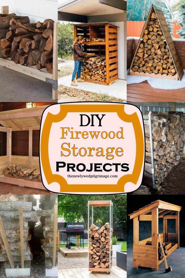 20 DIY Firewood Storage Projects - Mint Design Blog