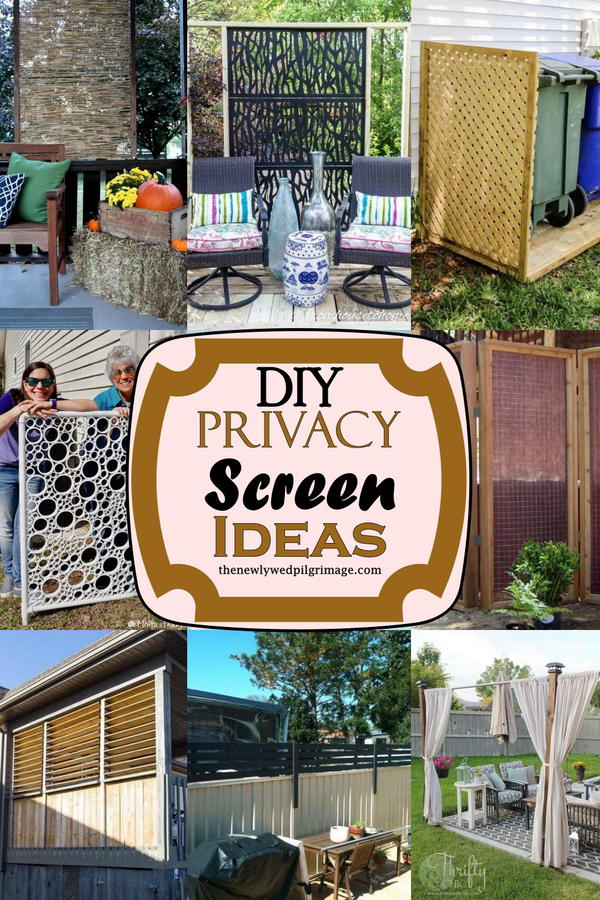 35 DIY Privacy Screen Ideas You Can Build Easily - Mint Design Blog