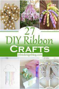 27 DIY Ribbon Crafts For Kids And Adults - Mint Design Blog