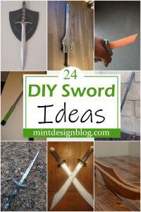 24 DIY Sword Ideas You Can Make At Home - Mint Design Blog