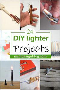 24 DIY lighter Projects - How To Make A Lighter - Mint Design Blog
