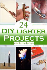 24 DIY lighter Projects - How To Make A Lighter - Mint Design Blog