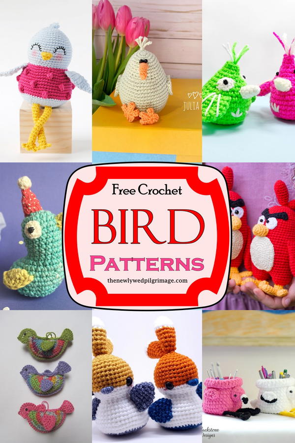 20 Free Crochet Bird Patterns - Mint Design Blog