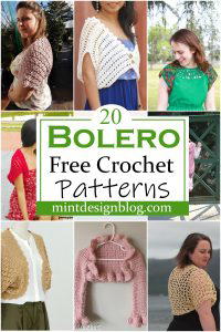 25 Free Crochet Bolero Patterns To Try - Mint Design Blog