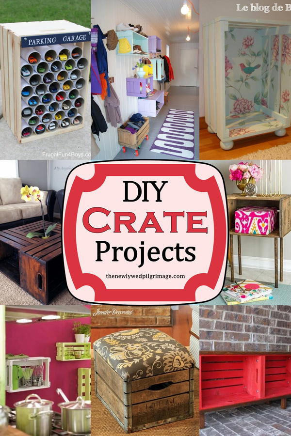 25 DIY Crate Projects You Can Make Easily - Mint Design Blog