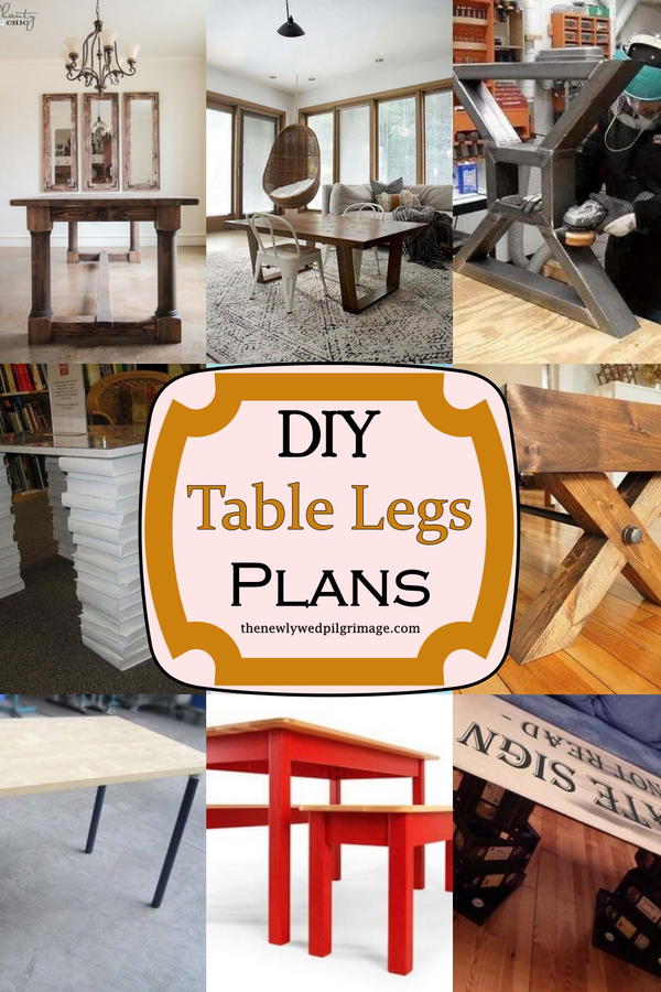 20 DIY Table Legs Plans - Mint Design Blog
