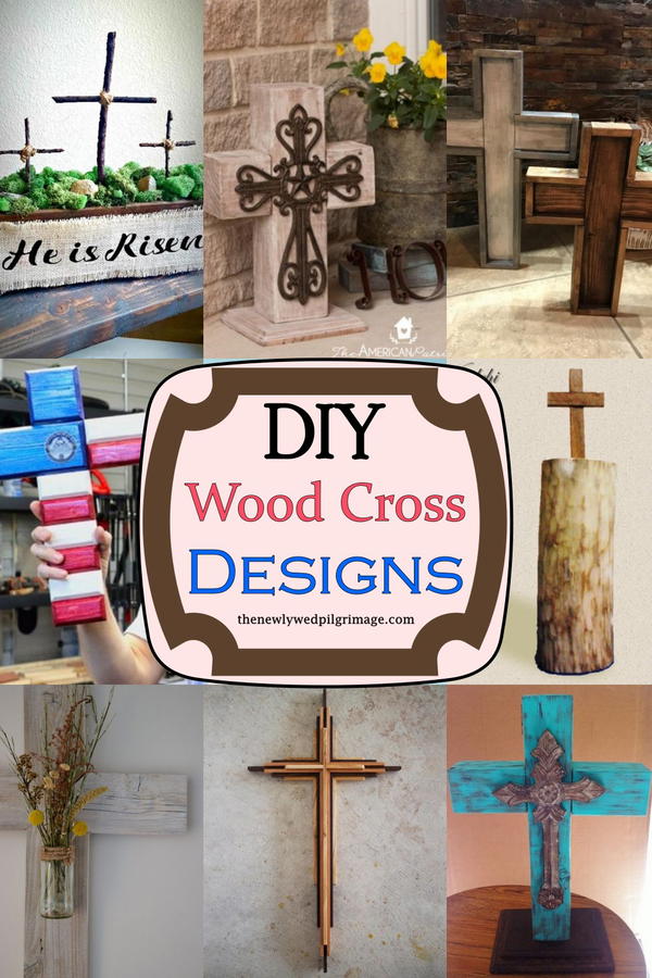 25 DIY Wood Cross Designs - Mint Design Blog