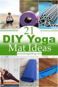 21 DIY Yoga Mat Ideas For Home - Mint Design Blog