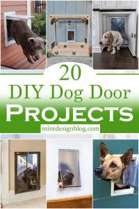 20 DIY Dog Door Projects You Can Build Today - Mint Design Blog