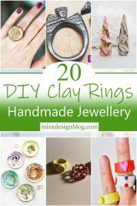 20 DIY Clay Ring Ideas For Women And Kids - Mint Design Blog