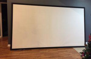 12 DIY Projector Screen Plans For Home Theater - Mint Design Blog