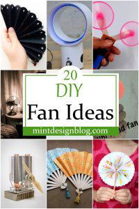 20 Easy To Make DIY Fan Ideas - Mint Design Blog