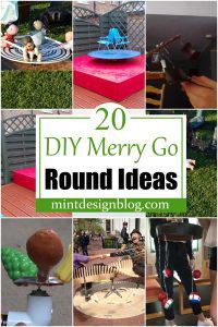 20 DIY Merry Go Round Ideas For Kids - Mint Design Blog