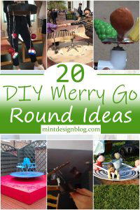 20 DIY Merry Go Round Ideas For Kids - Mint Design Blog
