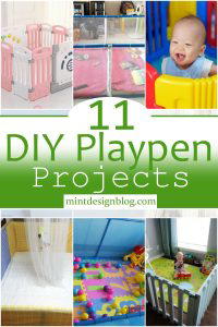 11 DIY Playpen Projects For Babies - Mint Design Blog