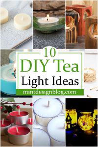10 DIY Tea Light Ideas For Romantic Parties - Mint Design Blog