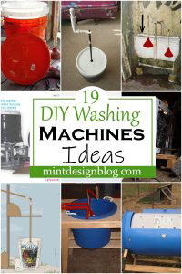 19 DIY Washing Machines Ideas For Home - Mint Design Blog