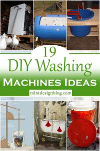 19 DIY Washing Machines Ideas For Home - Mint Design Blog