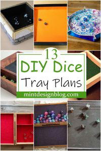 13 DIY Dice Tray Plans For Storage - Mint Design Blog