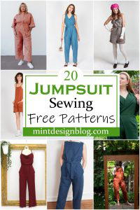 20 Free Jumpsuit Sewing Patterns For Ladies - Mint Design Blog