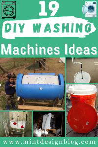19 DIY Washing Machines Ideas For Home - Mint Design Blog