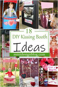 18 DIY Kissing Booth Ideas For Parties - Mint Design Blog