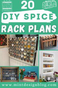 20 DIY Spice Rack Plans You Can Make Today - Mint Design Blog