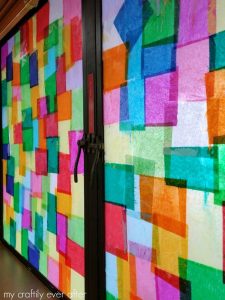 15 DIY Stained Glass Window Ideas For Home Decor - Mint Design Blog