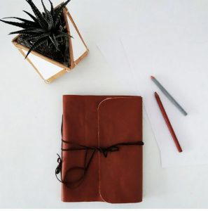 15 DIY Leather Book Cover Ideas & Patterns - Mint Design Blog