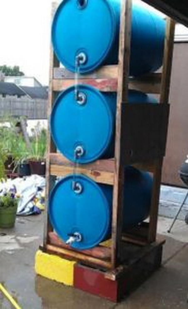 15 DIY Rain Barrel Ideas For Collecting Rain Water - Mint Design Blog