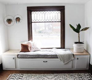 15 DIY Window Seat Ideas For Relaxing Indoor - Mint Design Blog