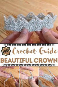 Free Crochet Crown Pattern And How to Size It for Any Age - Mint Design ...